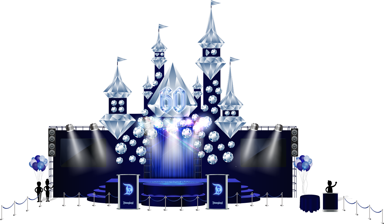 Download Influenced By The Diamond Disney Castle Seen On Some - Spire ...