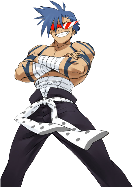 Download Gurren Lagann Kamina Transparent - Full Size PNG Image - PNGkit