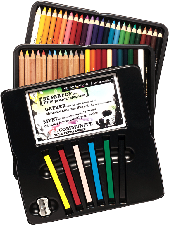 Download Transparent Prismacolor Premier Mixed Colored Pencil Set ...