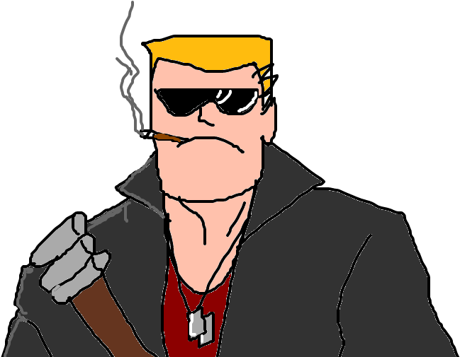 Download Duke Nukem - Cartoon - Full Size PNG Image - PNGkit