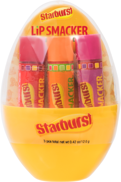 Download Easter Trio Egg- Starburst - Lip Smacker - Full Size PNG Image ...