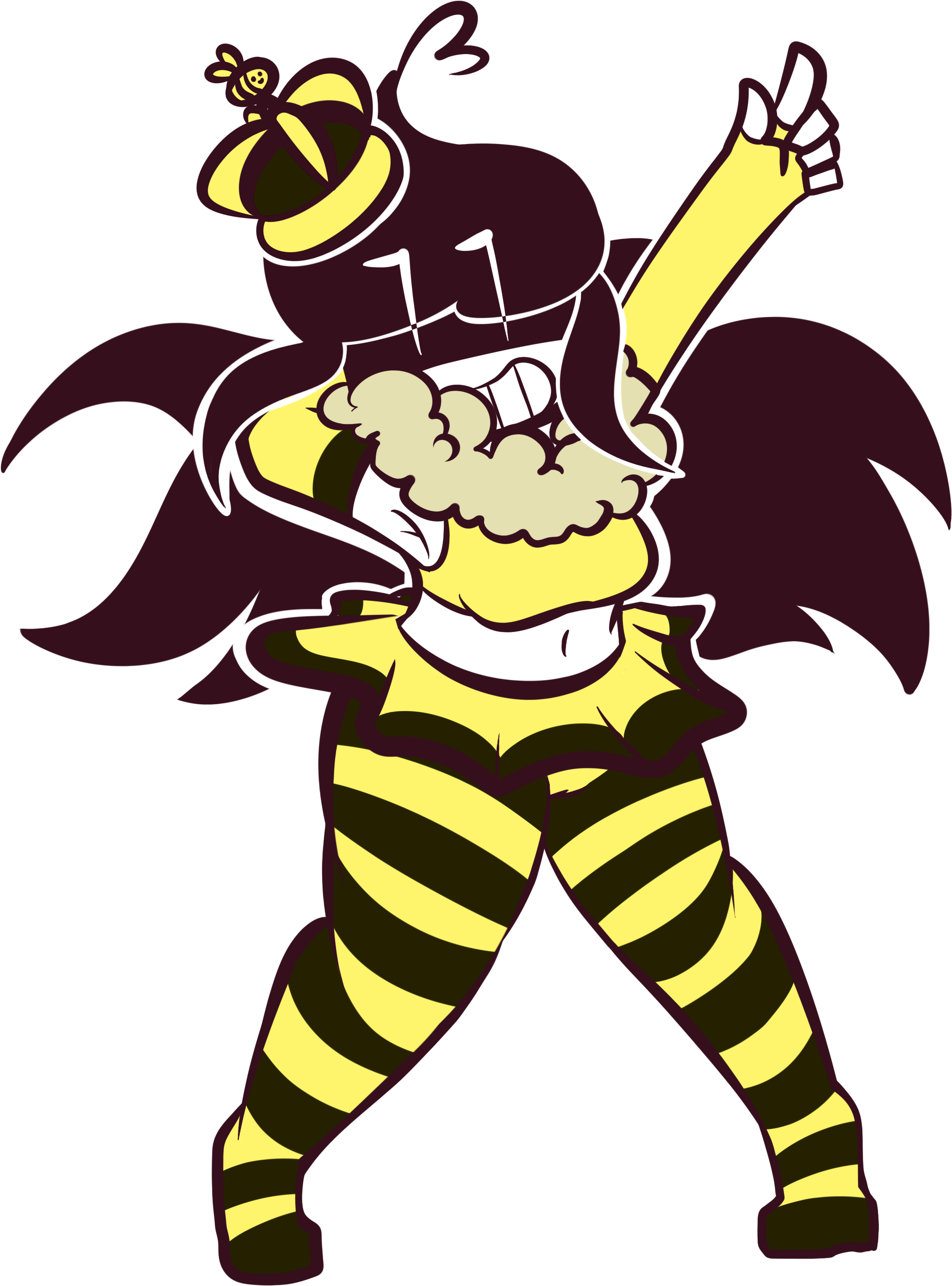 Download Queen Bee Jay - Cartoon - Full Size PNG Image - PNGkit