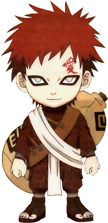 Download Gaara Chibi Png - Full Size PNG Image - PNGkit