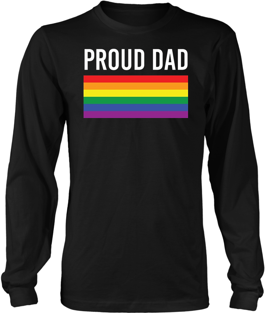 Download T Shirts For Gay Pride - Long-sleeved T-shirt - Full Size PNG ...