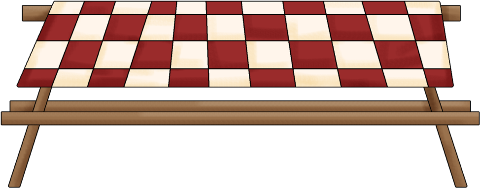 Download Picnic Border Clipart Table Rainbow - Picnic Table Png Clipart ...