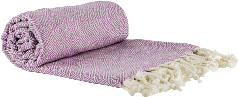 Download Hamam Towel "purple Diamond" - Bed Sheet - Full Size PNG Image ...