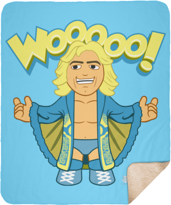 Download Medium Wooooo Sherpa Blanket - Cartoon - Full Size PNG Image ...