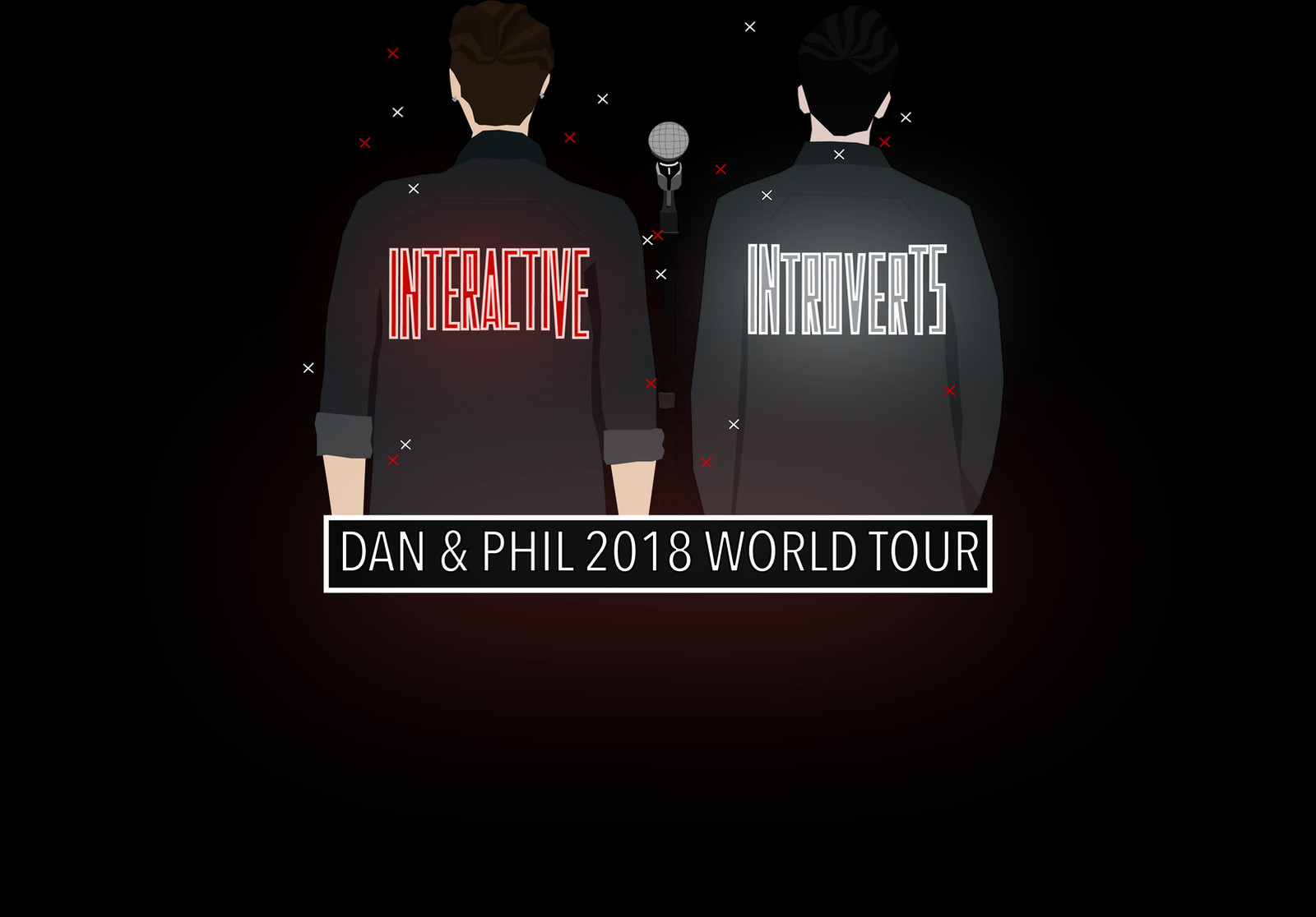 Download Dan And Phil Tour Sticker - Darkness - Full Size PNG Image ...