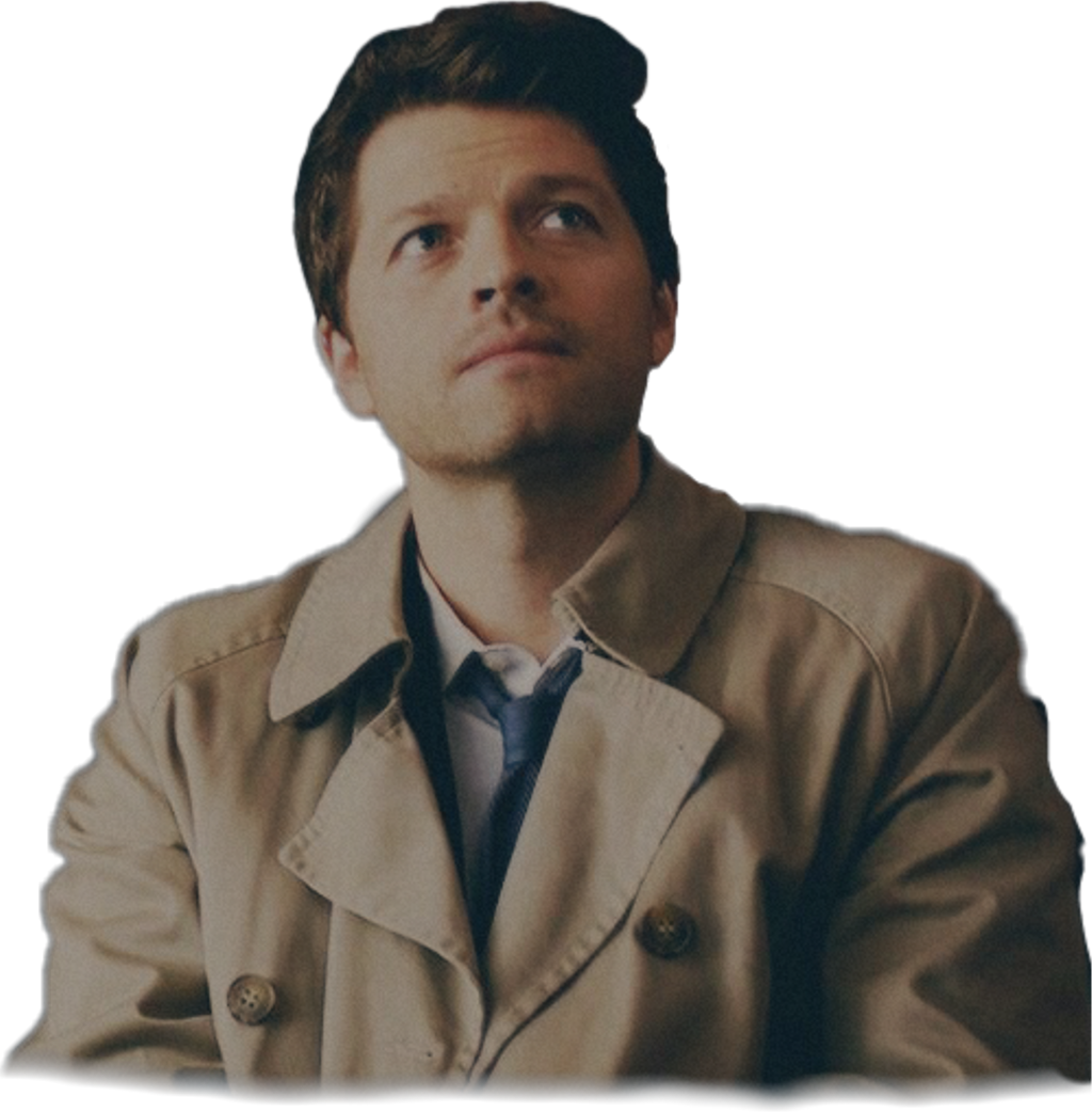 Download Supernatural Sticker - Castiel Novak - Full Size PNG Image ...