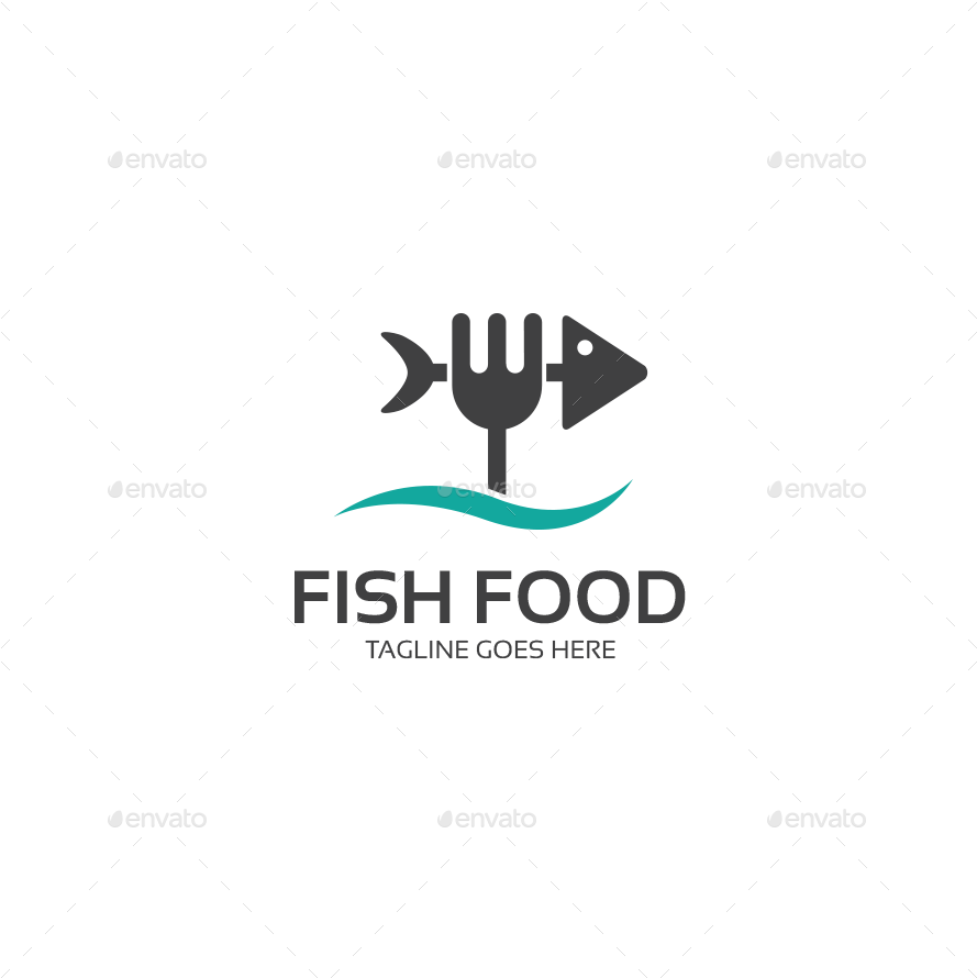 Download Fish Food Logo - Graphic Design - Full Size PNG Image - PNGkit