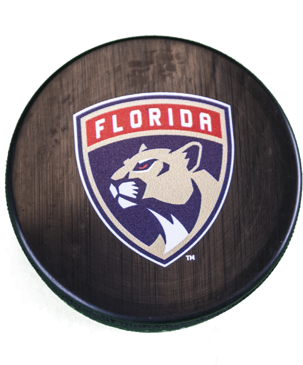 Download Puck - Florida Panthers - Florida Panthers Puck Logo - Full ...