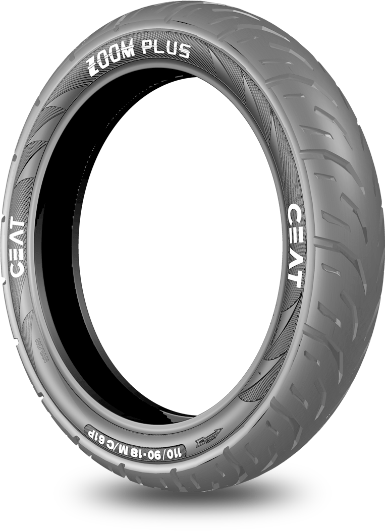 Download Ceat Zoom Plus - Ceat Tyre 110 90 18 - Full Size PNG Image ...