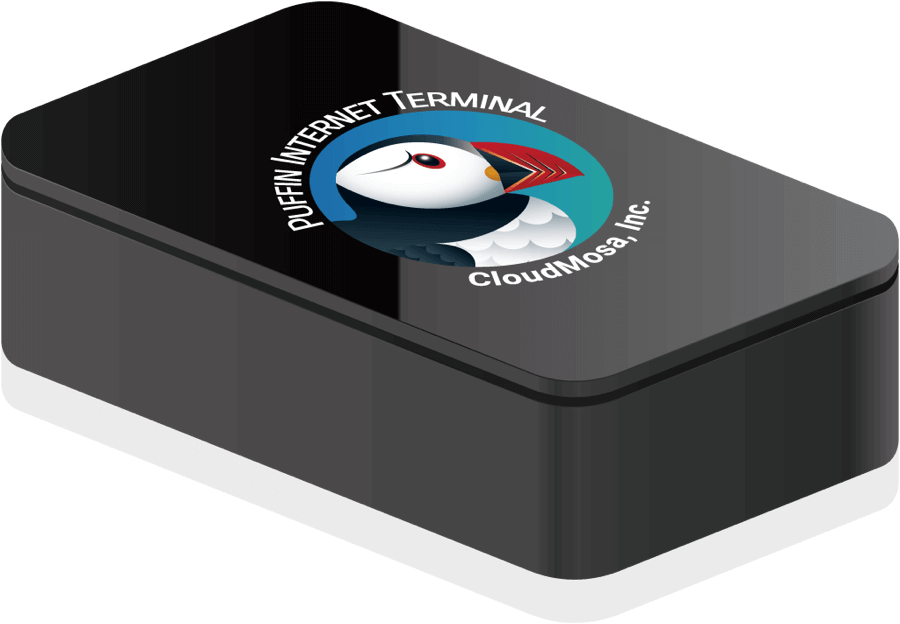 Download Puffin Internet Terminal - Great White Shark - Full Size PNG ...