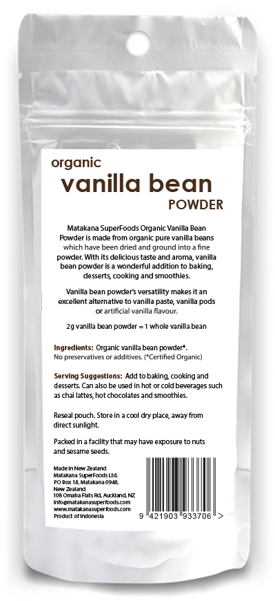 Download Organic Vanilla Bean Powder - Plastic - Full Size PNG Image ...