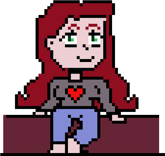 Download A Girl Standing Somewhere, Near Something - Cartoon - Full ...