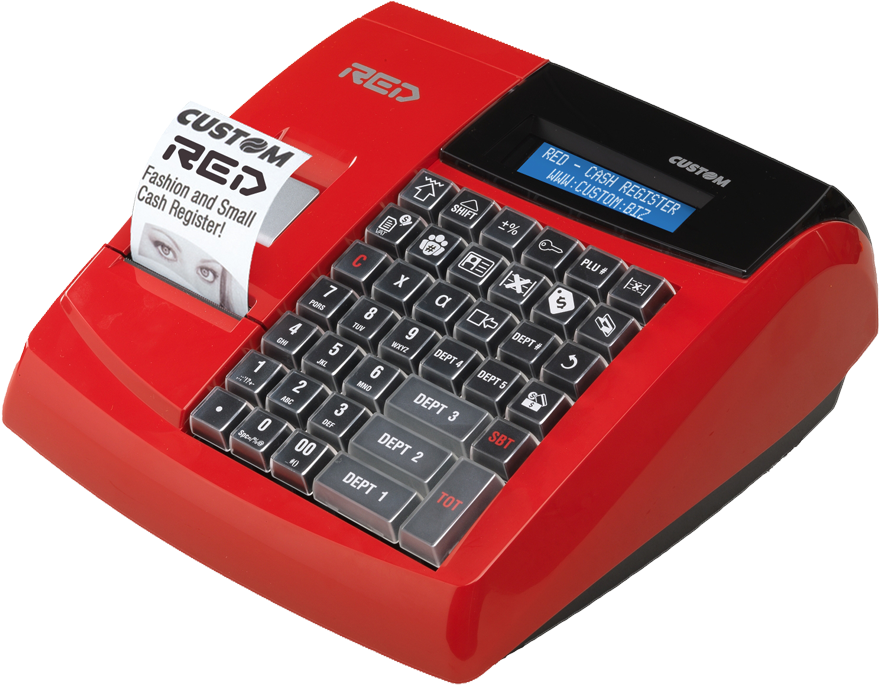 Download Red/white/black - Registratore Di Cassa Rch - Full Size PNG ...