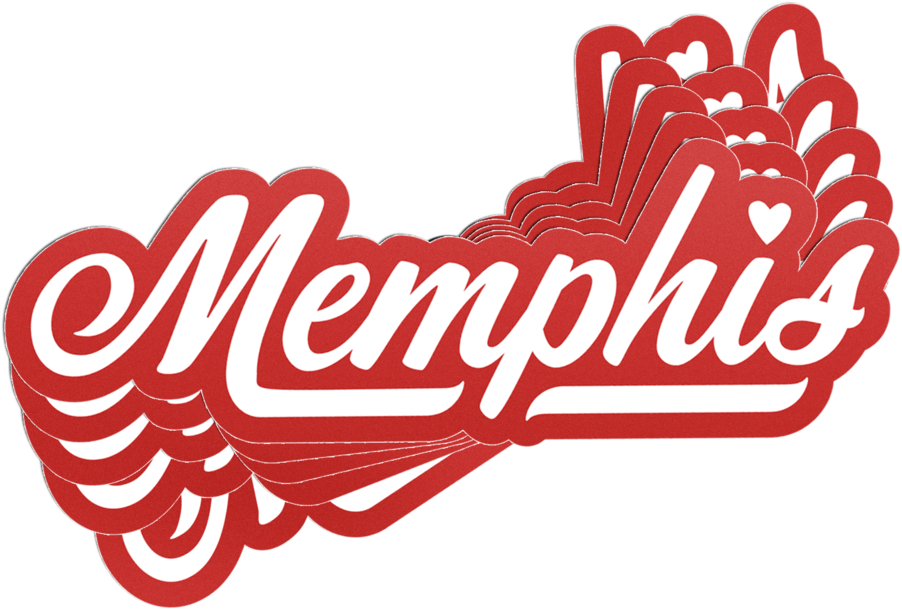 Download 'i' Love Memphis Sticker 5-pack - Full Size PNG Image - PNGkit