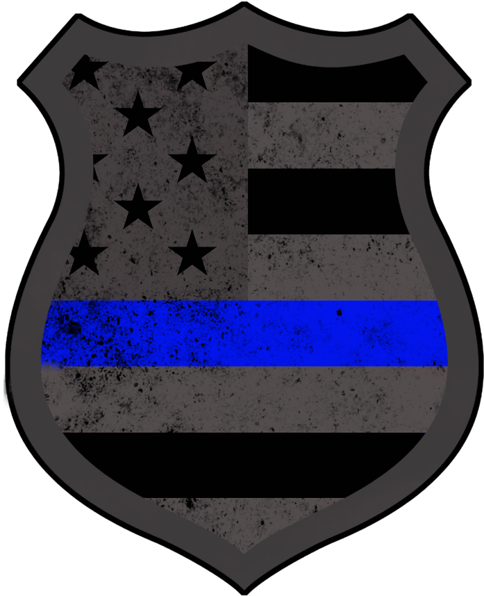 Download Subdued American Police Decal - Emblem - Full Size PNG Image ...