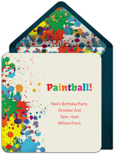 Download Paintball Splatter Online Invitation - Paintball Party ...