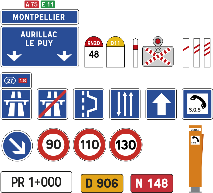 Download Medium Image - French Road Signs - Full Size PNG Image - PNGkit