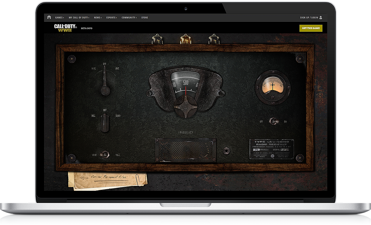 Download Call Of Duty Decoder Radio - Led-backlit Lcd Display - Full ...