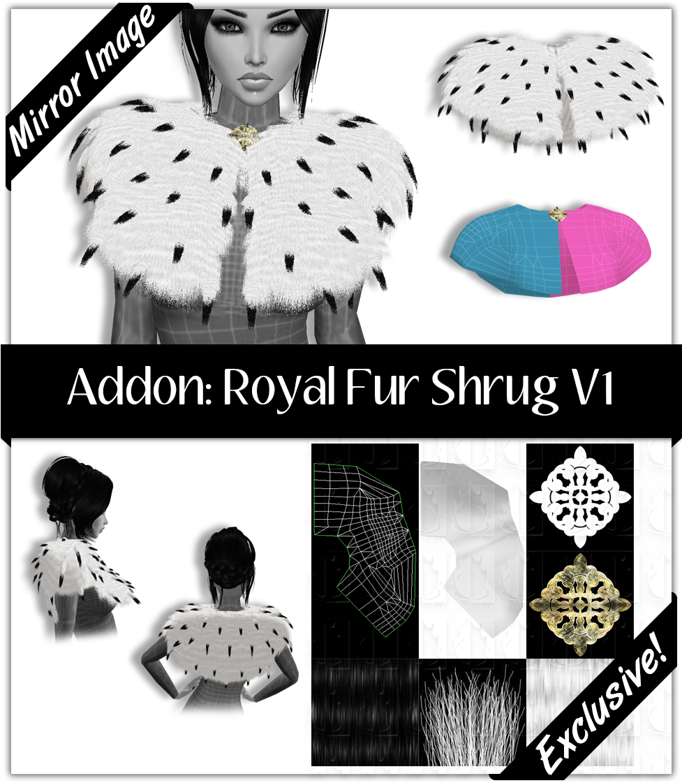 Download Royal Fur Shrug V1 - Shrug - Full Size PNG Image - PNGkit