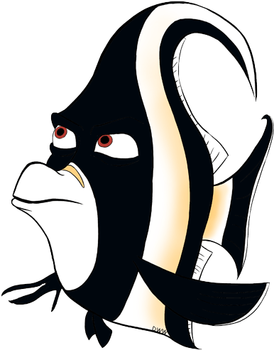 Download Nemo Characters Clipart 3 By Katie - Gill Finding Nemo Png ...