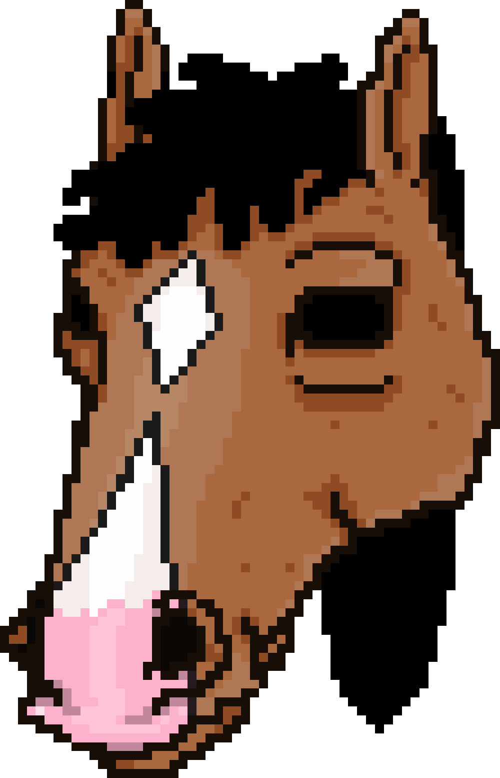 Download Here's A Hotline Miami Themed Bojack Mask I Made - Cartoon ...