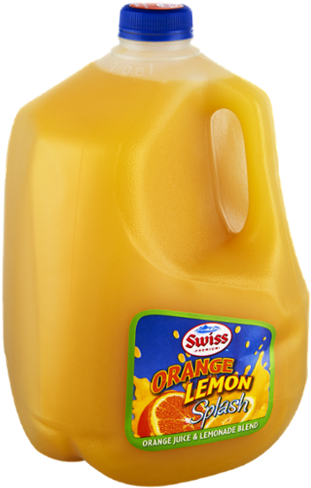 Download Swiss Orange Lemon Splash - 1 Gl (3.78 Lt) - Full Size PNG ...