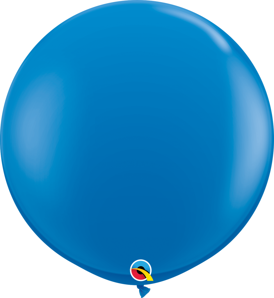 Download 36" Jumbo Dark Blue Balloon - Racquetball Ball - Full Size PNG ...