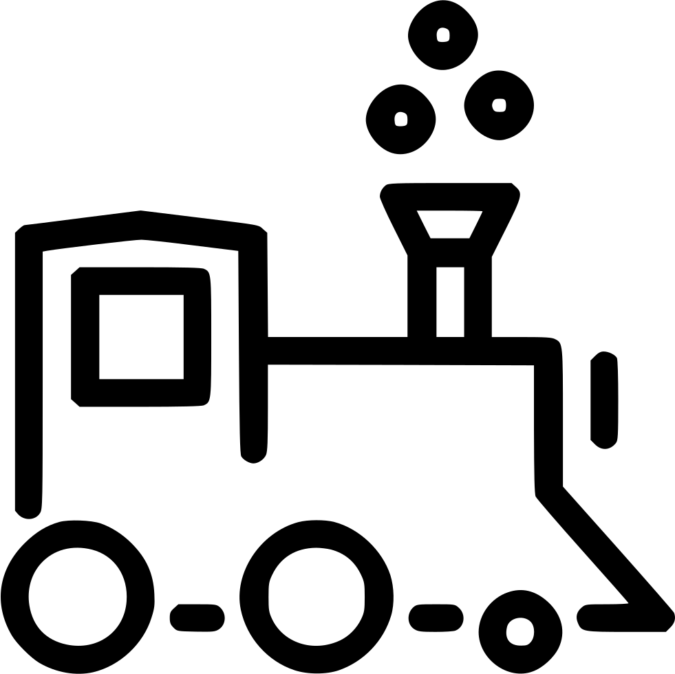 Download Steam Train Engine Locomotive - White Train Symbol Png - Full ...