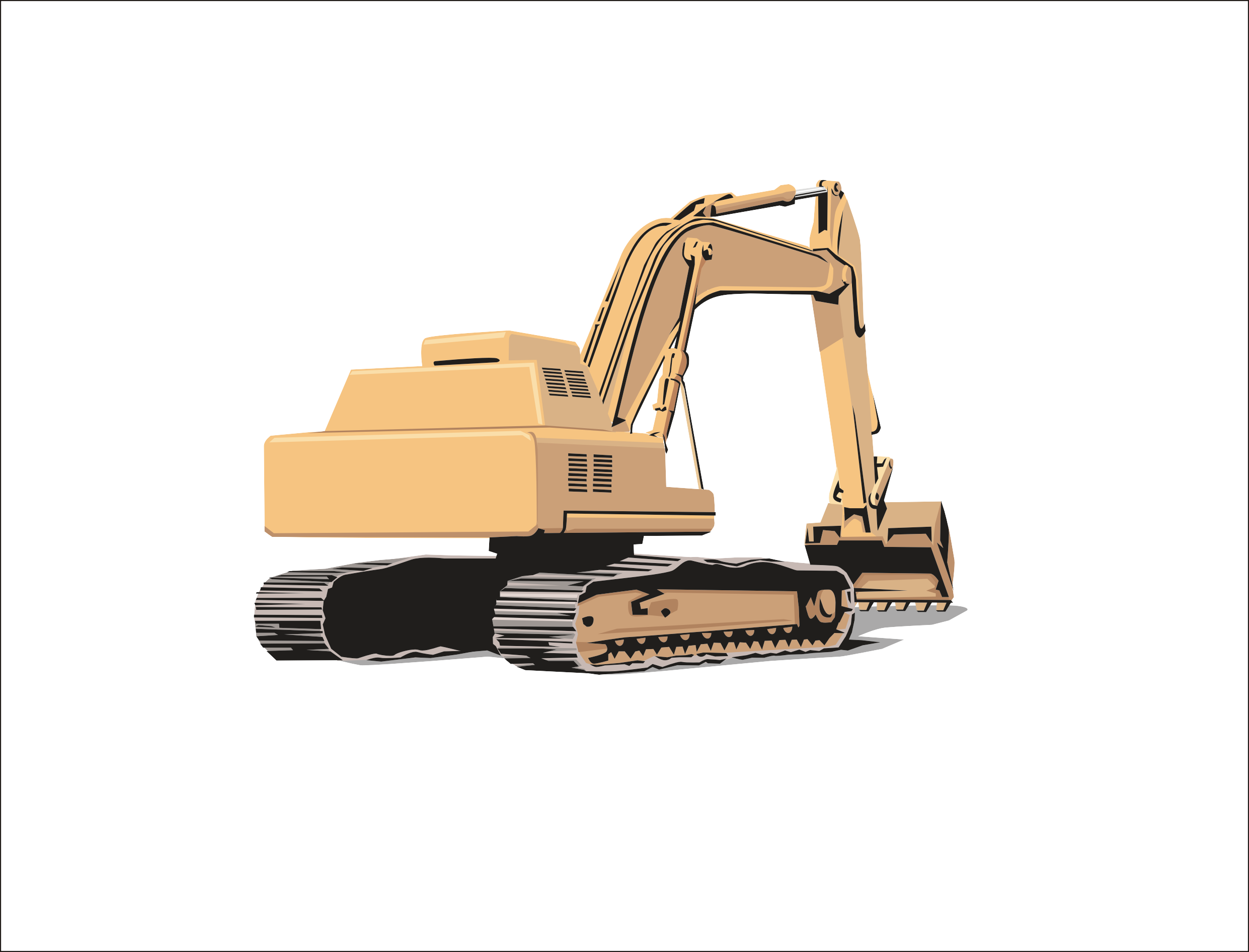 Download Machine Backhoe Loader Crane Work Architectural Engineering ...