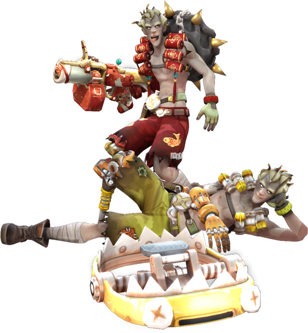 Download Overwatch Junkrat Main Freetoedit - Junkrat Figure - Full Size ...