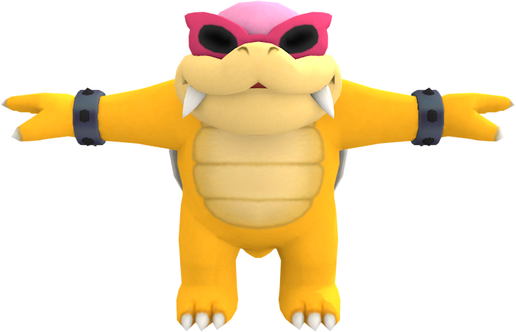 Download Download Zip Archive - Roy Mario Kart - Full Size PNG Image ...