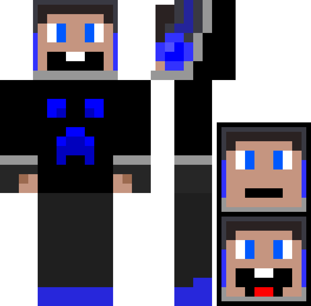 Download Minecraft Character - Illustration - Full Size PNG Image - PNGkit