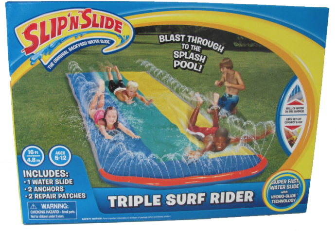 Download Slip 'n Slide Triple Surf Rider Slip N Slide - Full Size PNG ...