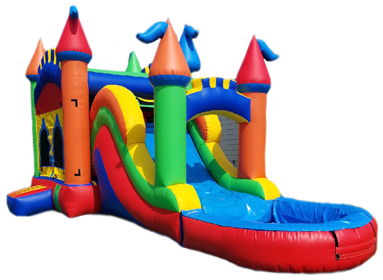 Download Transparent Water Slide - Inflatable - PNGkit