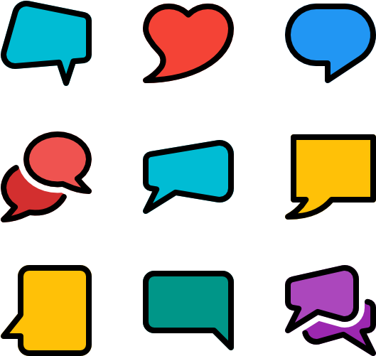Download Speech Bubbles - Full Size PNG Image - PNGkit