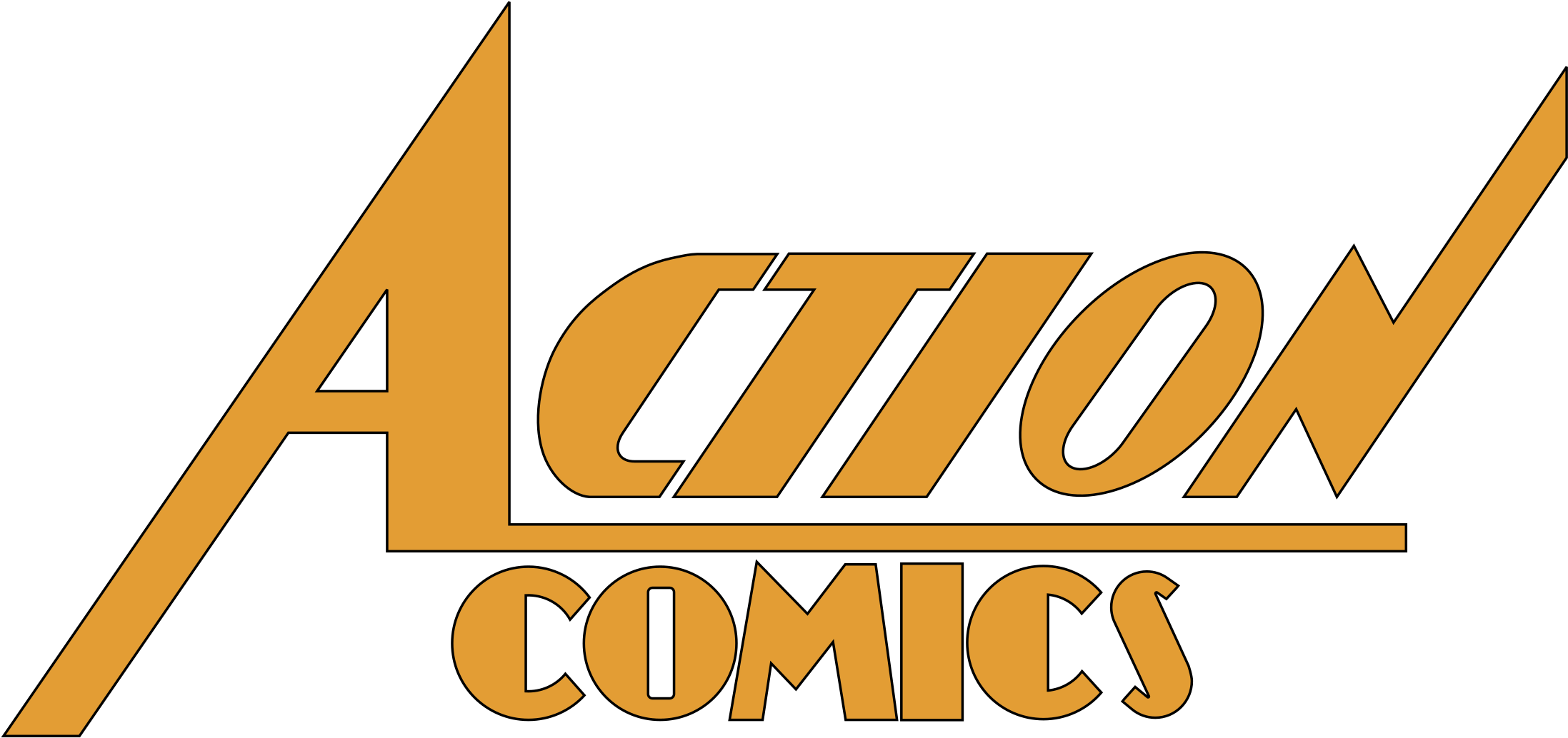 Download Action Comics Logo Png Transparent - Action Comics Logo - Full ...