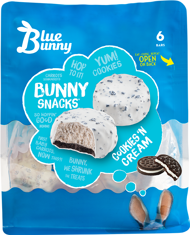 Download Blue Bunny Bunny Snacks - Full Size PNG Image - PNGkit
