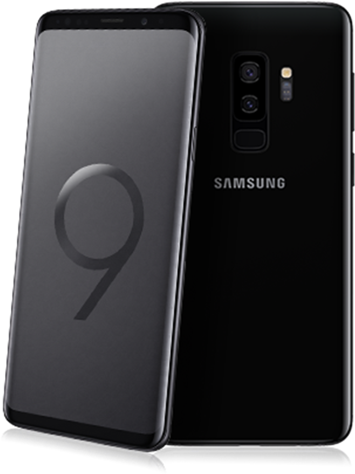 Download Samsung Galaxy S9 64gb Midnight Black - Full Size PNG Image ...