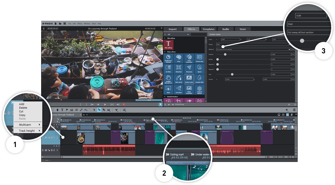 Download Insert Videos, Effects And Music To The Exact Position - Magix Movie Edit Pro 2019 Plus ...