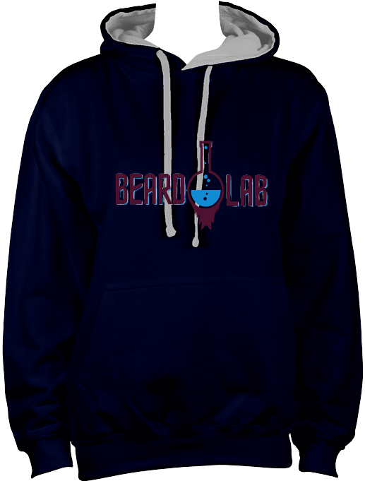 Download Beard Lab Varsity Style Hoodie - Sweatshirt - Full Size PNG Image - PNGkit