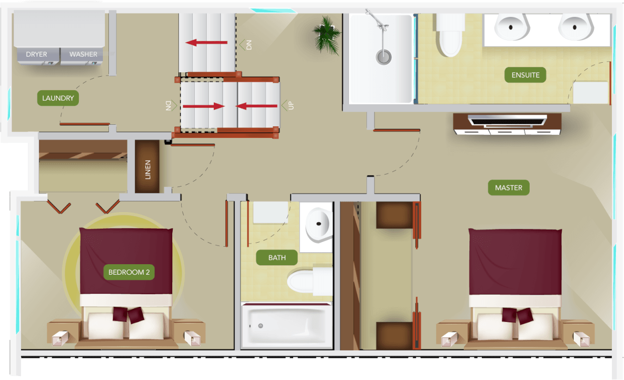 Download Transparent 02 The Clove Second - Floor Plan - PNGkit