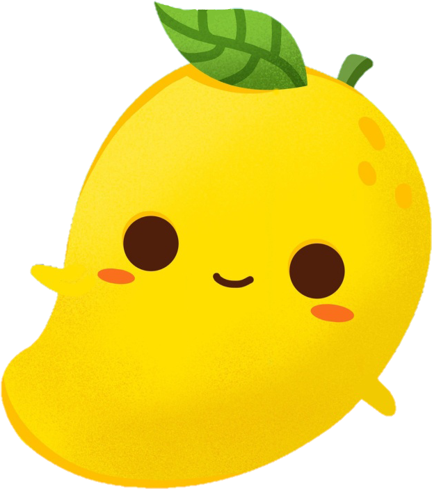 Download 639 X 735 4 - Transparent Cute Mango - Full Size PNG Image ...