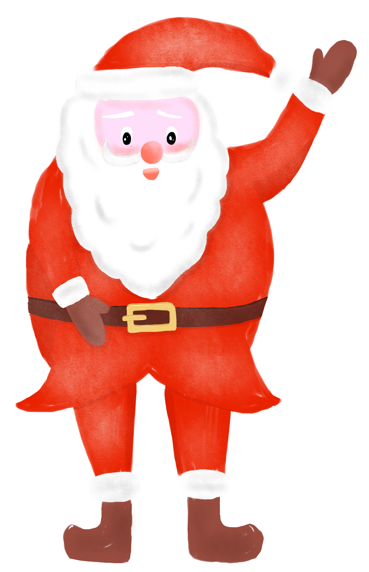 Download Cartoon Simple Christmas Santa Png And Psd - Christmas Day ...