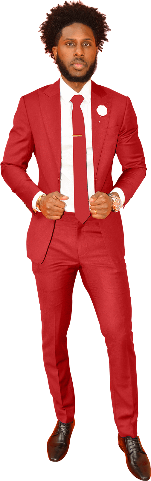 Download 1000 X 1700 1 - Guy In Red Suit Transparent - Full Size PNG ...