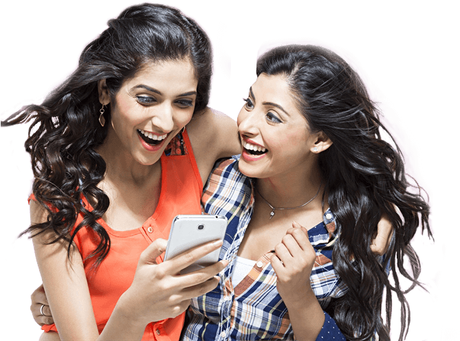 Download 2 Girls Edited - Girls With Mobile Png - Full Size PNG Image ...