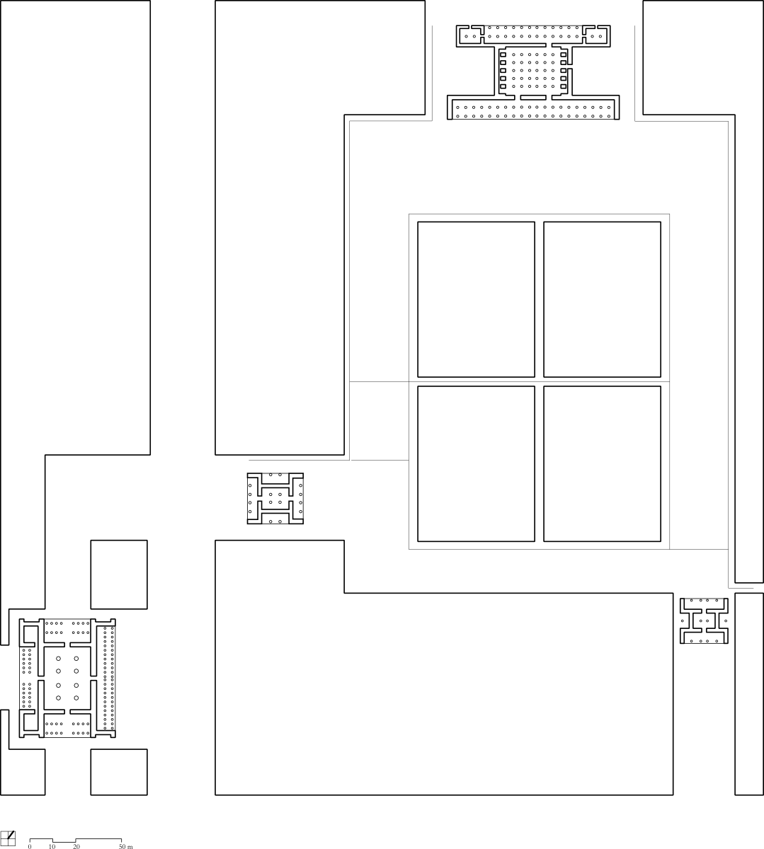 Download The Plan Of The Royal City Of Pasargadae - Diagram - Full Size ...