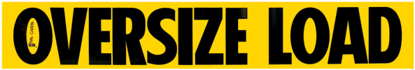 Download Aluminum Oversize Load Sign - Oversize Load Sign Png - Full ...